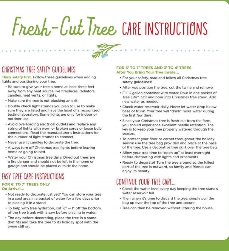 Fresh cut tree instructions1 (1) - Hyannis Country Garden