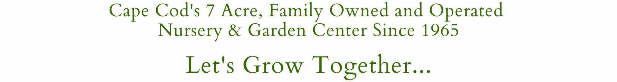 Home - Hyannis Country Garden