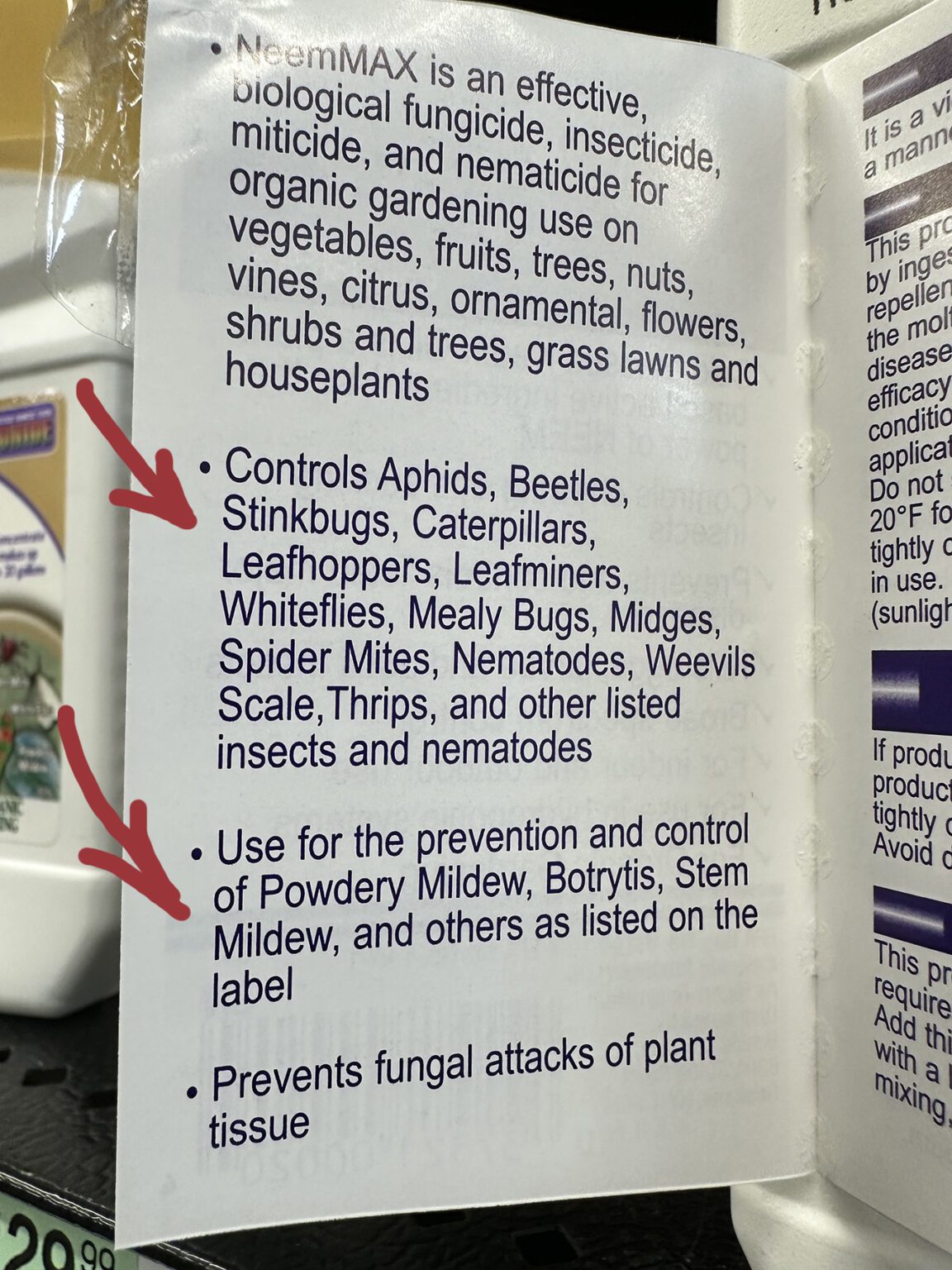neem max will what it controls - Hyannis Country Garden